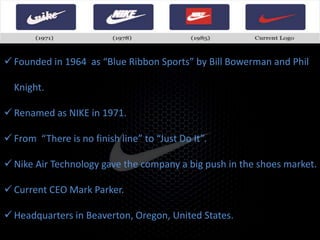 Nike She Runs Campaign | PPTX