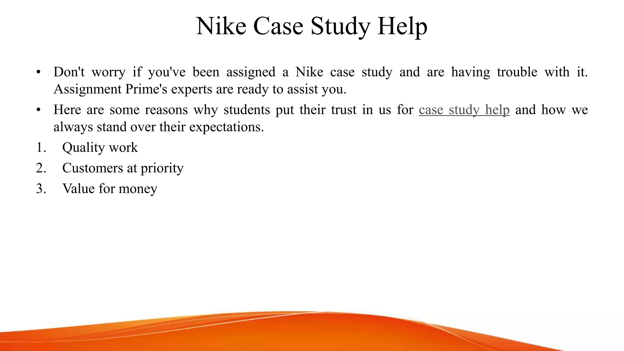 Nike case study | PPT