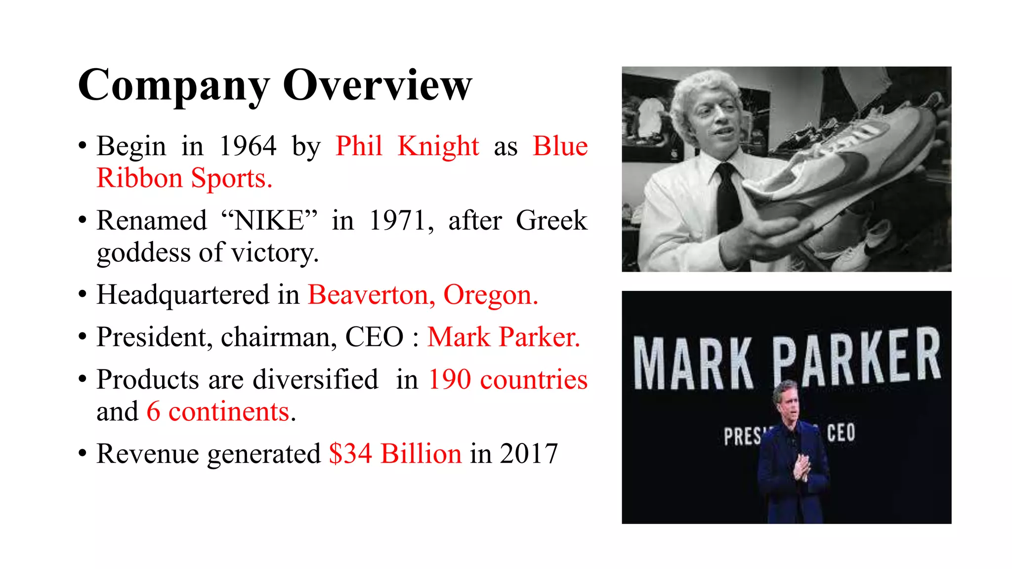 Nike changing the sneakers game | PPTX