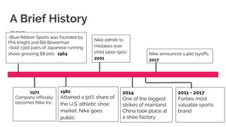 Nike Company Presentation | PDF