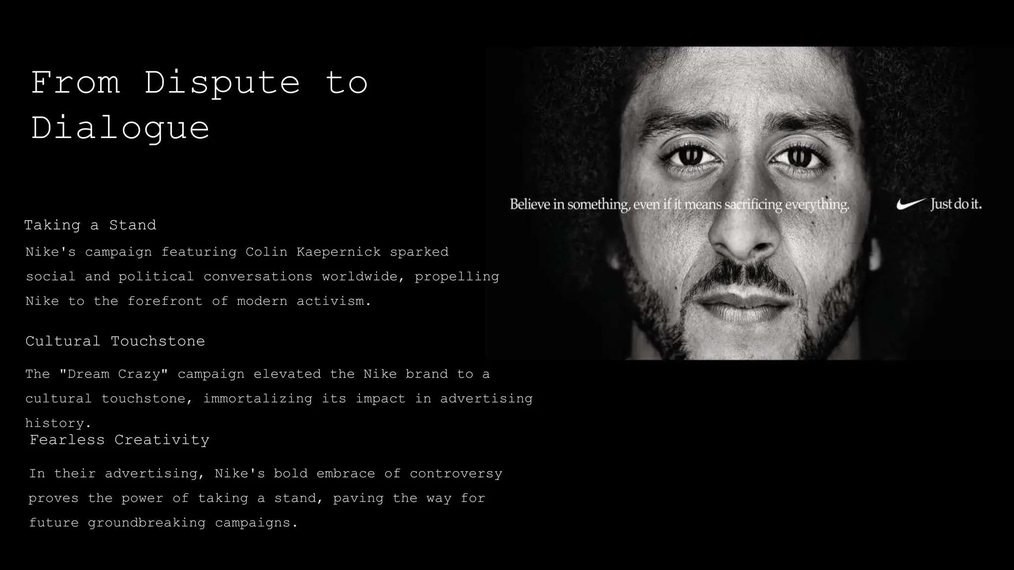 The Power of Nike's "Dream Crazy" Campaign | PPTX