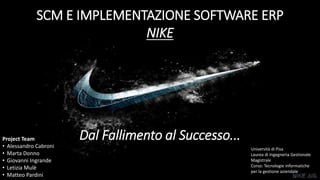 implementazione sistema erp Nike | PPTX