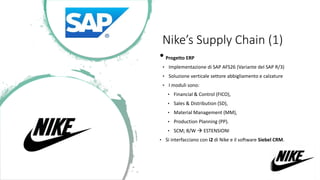 implementazione sistema erp Nike | PPTX