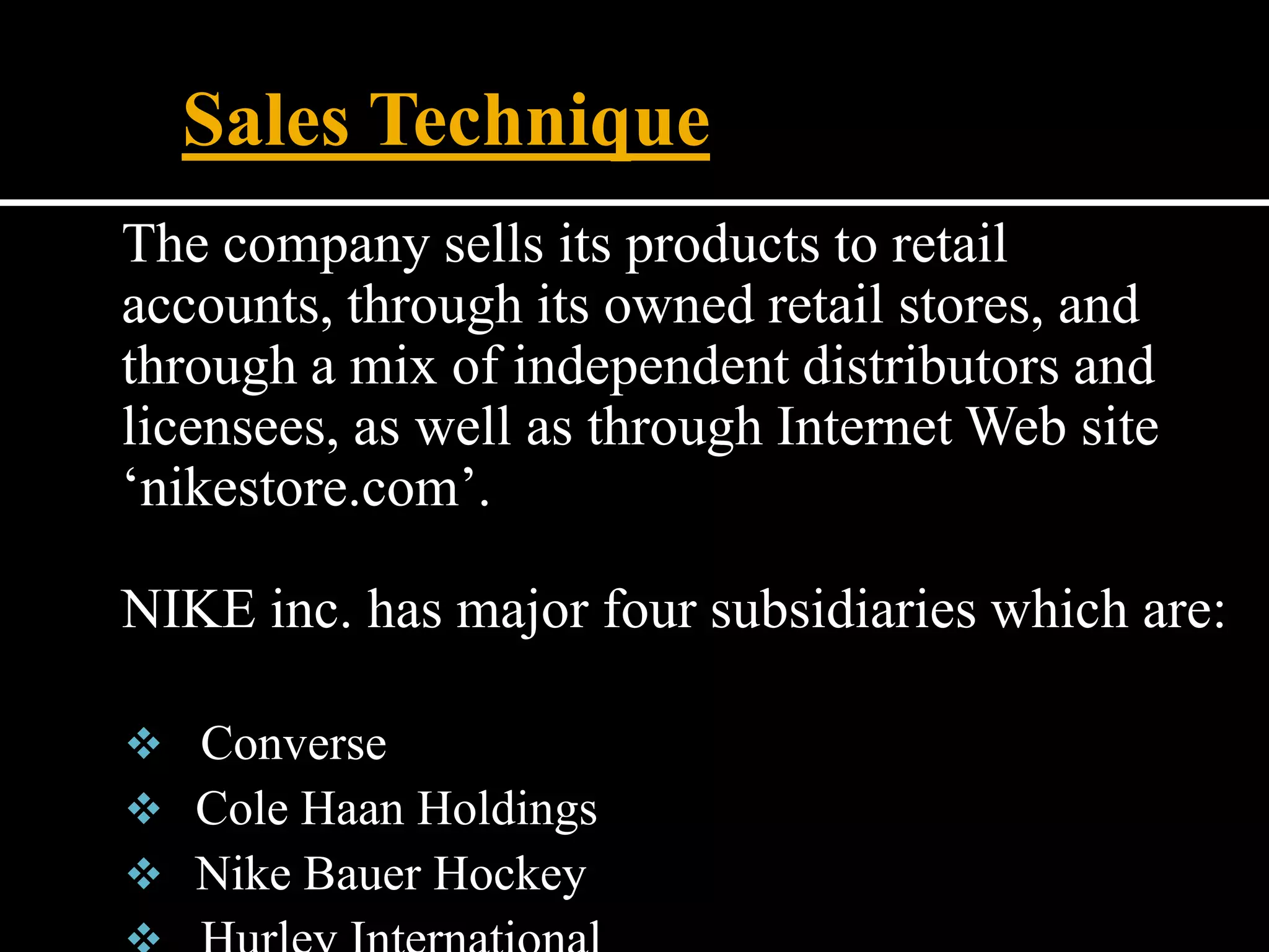 Nike marketing strategies | PPTX