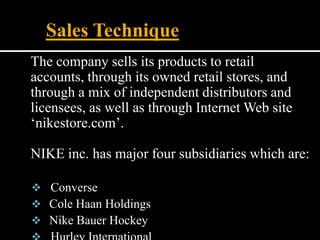 Nike marketing strategies | PPTX