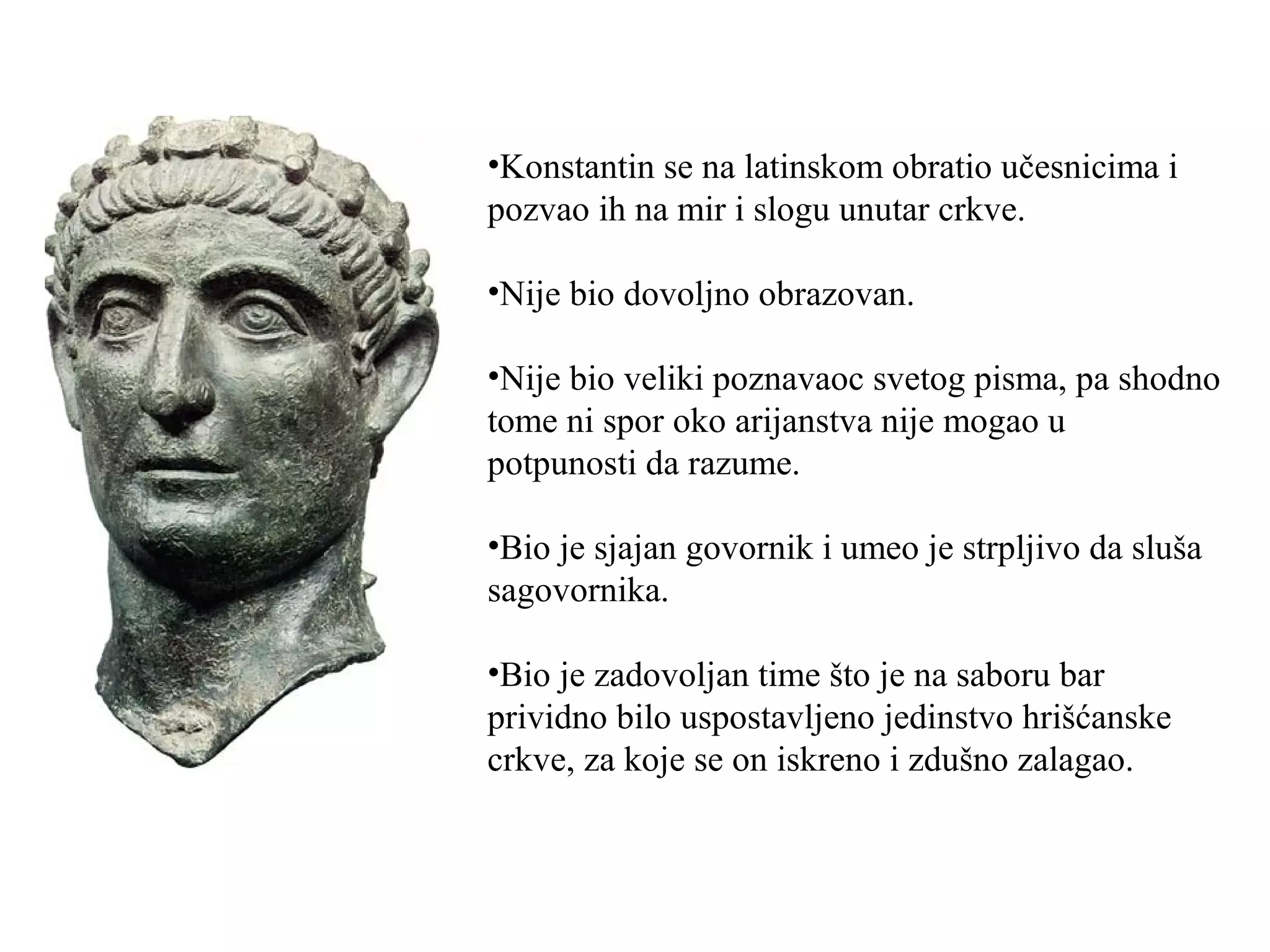 Nikejski sabor i arijanstvo | PPT