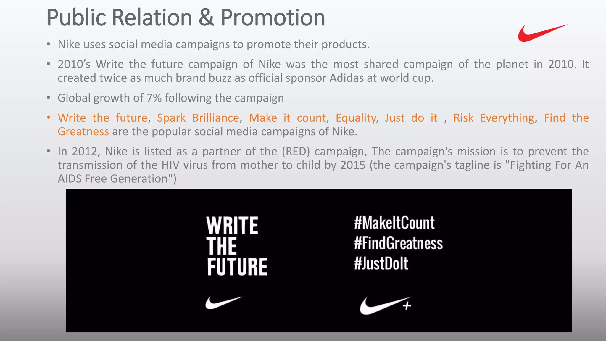 Integrated Marketing Communications at Nike | PPTX