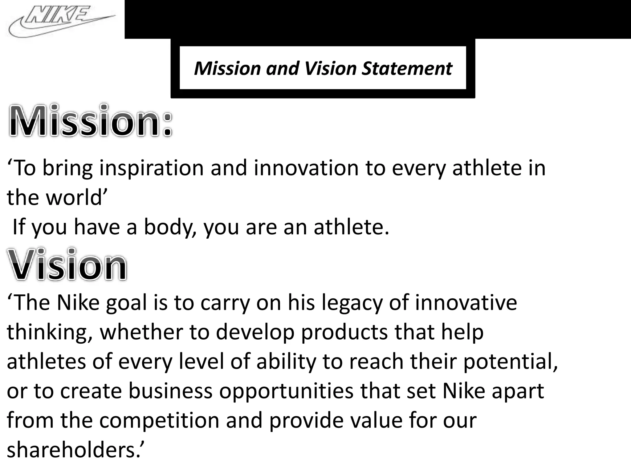 Nike Marketing Plan | PPSX