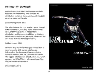 Channel Of Distribution For Nike