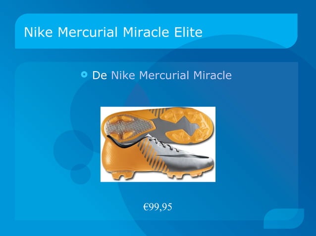 Nike mercurial serie voetbalschoenen | PPT