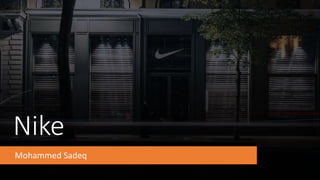 Nike project | PPTX | Style & Fashion