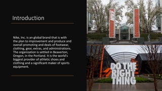 Nike project | PPTX | Style & Fashion