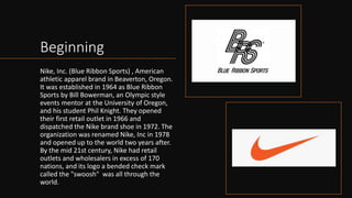 Nike project | PPTX