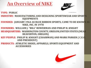 Nike | PPTX