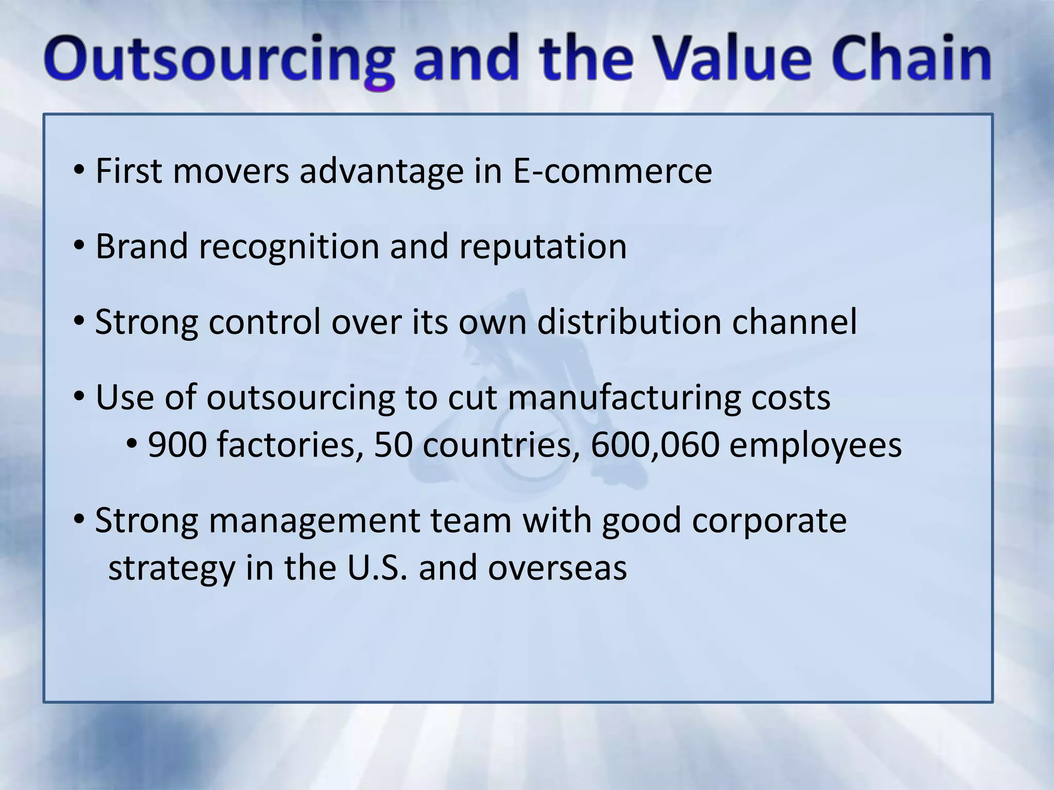 Nike Internal Analysis | PPTX