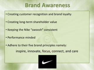 Nike Internal Analysis | PPTX