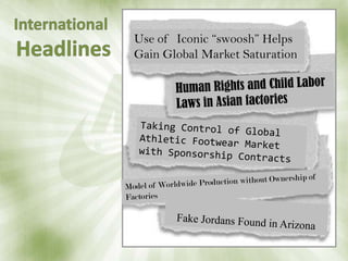 Nike Internal Analysis | PPTX