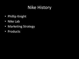 Nike presentation | PPTX