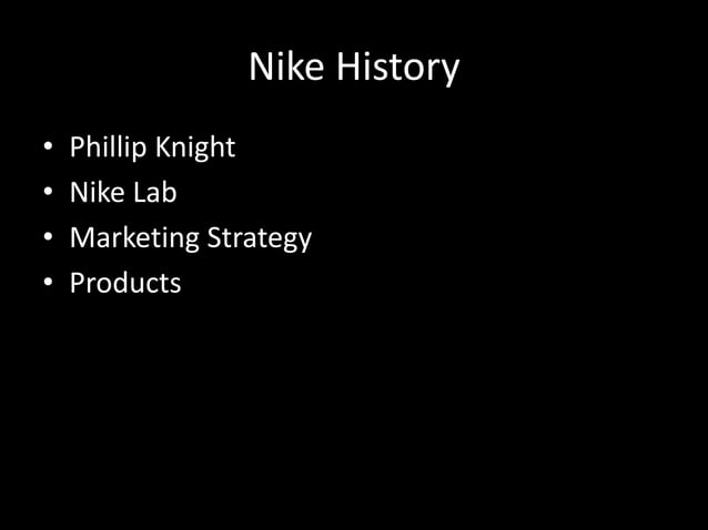 Nike presentation | PPT
