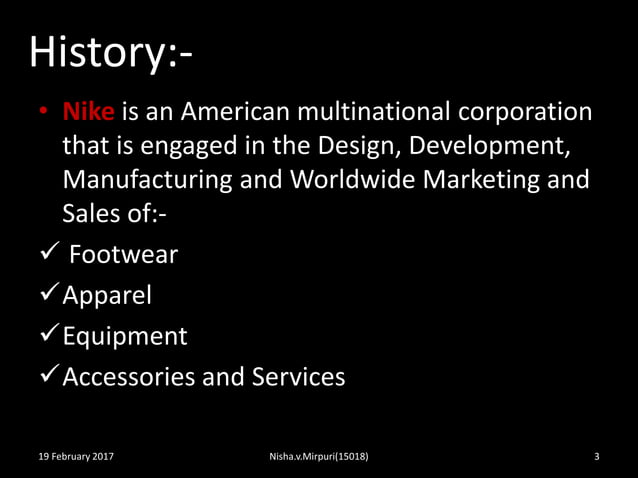 Nike presentation | PPTX