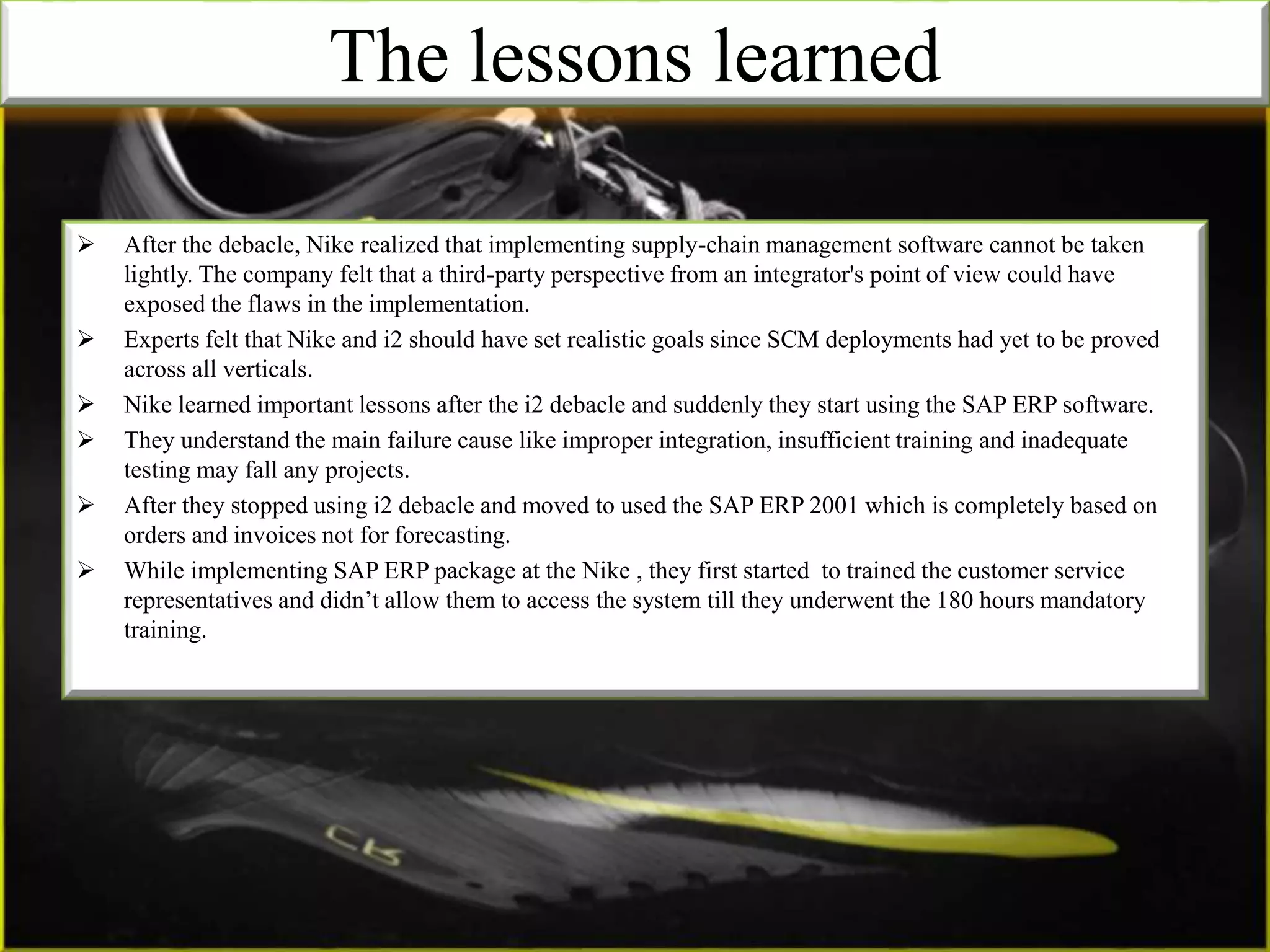 Nike case study ppt (From failure to success) | PPTX