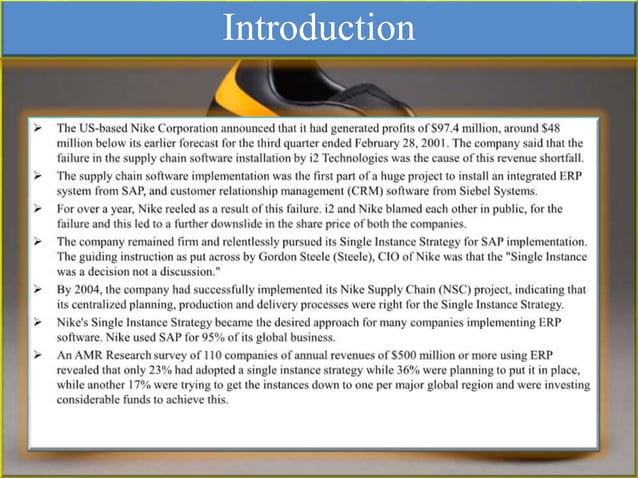 Nike case study ppt (From failure to success) | PPTX | Apparel Industry ...
