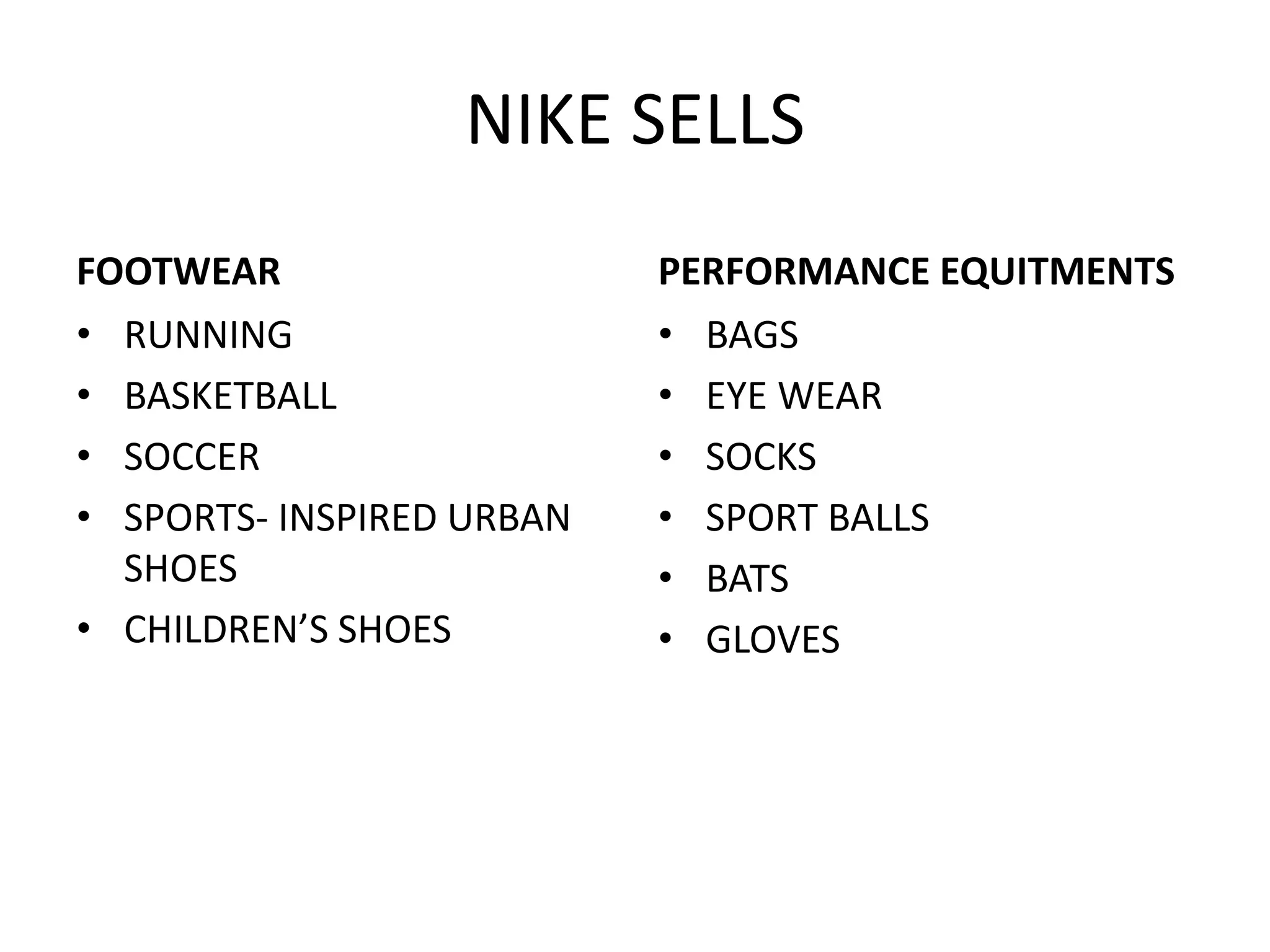 Nike presentation | PPTX