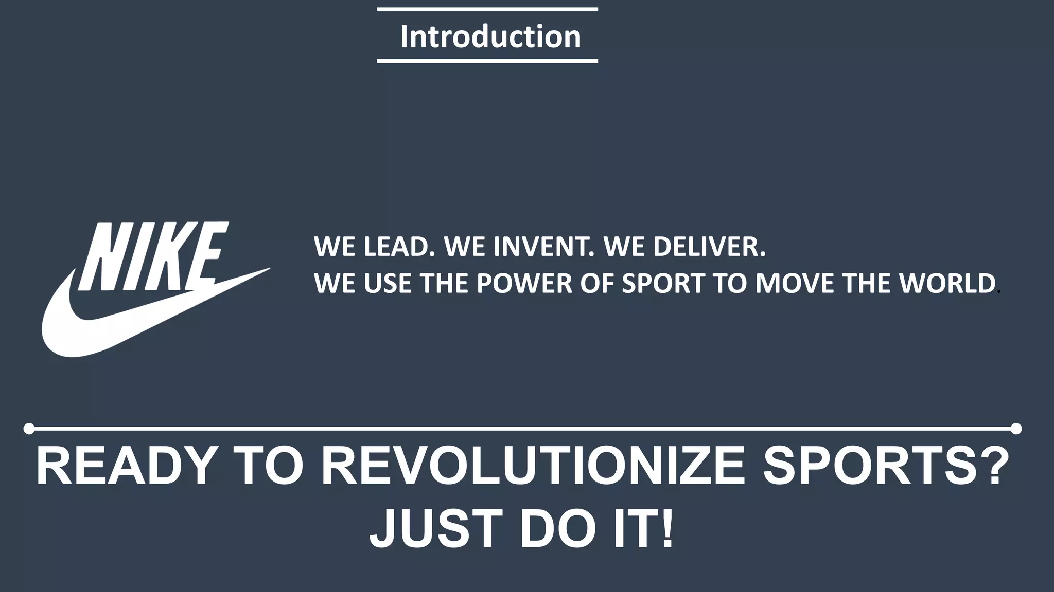 A Study on Nike (Portfolio, SBU Analysis, Marketing Mix, Strategic ...