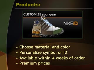 Nike presentation store layout | PDF