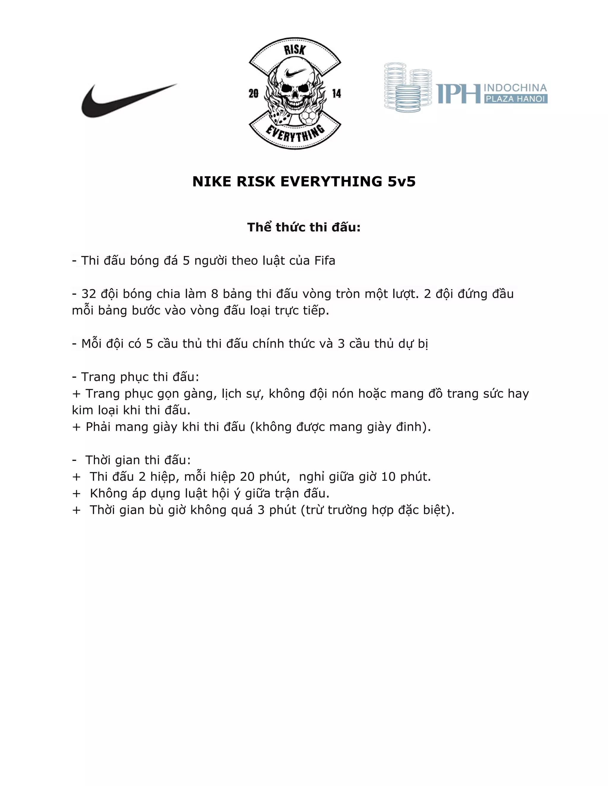 FINAL Nike risk everything registration form | PDF