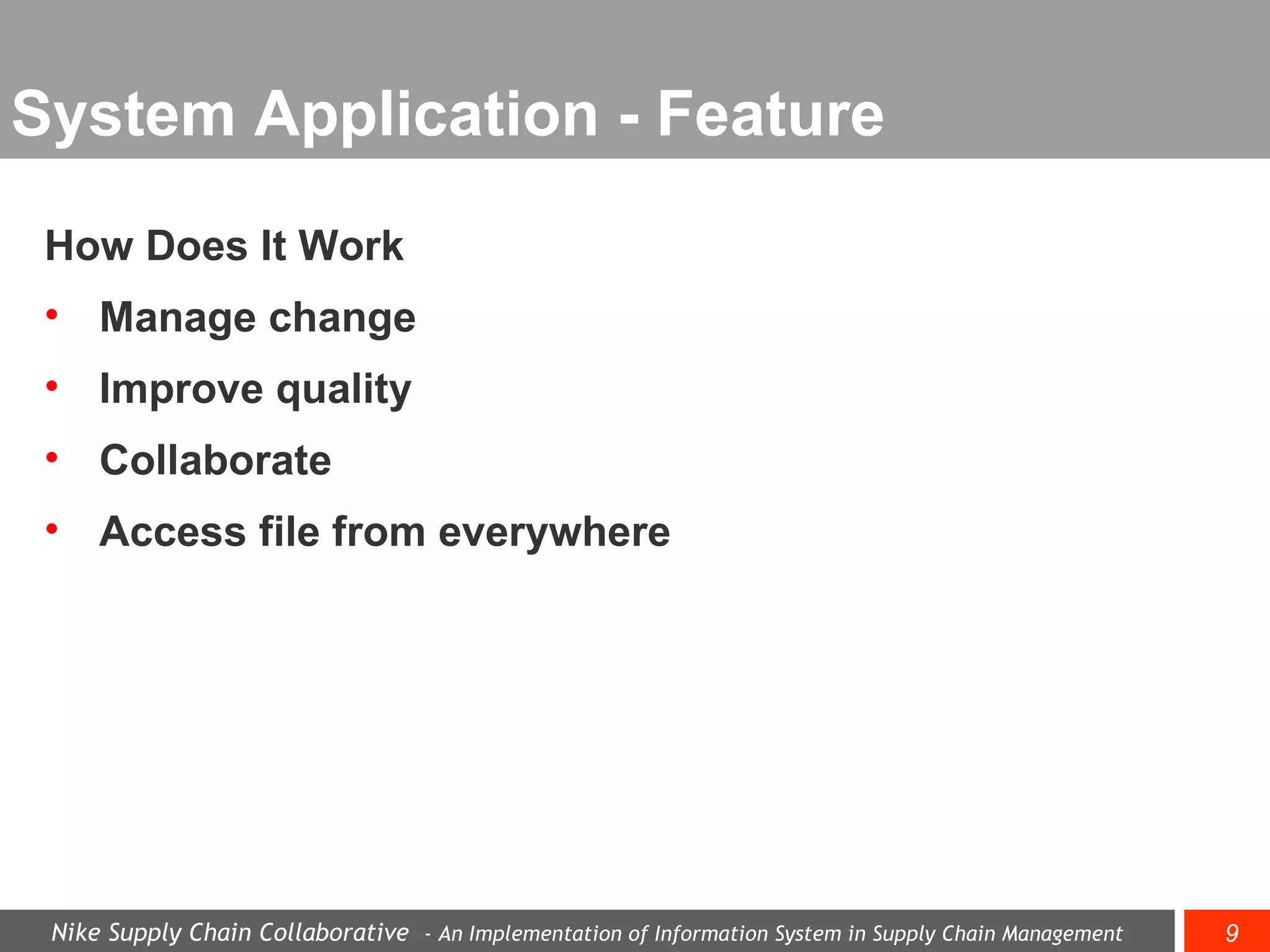 Nike Supply Chain | PPT