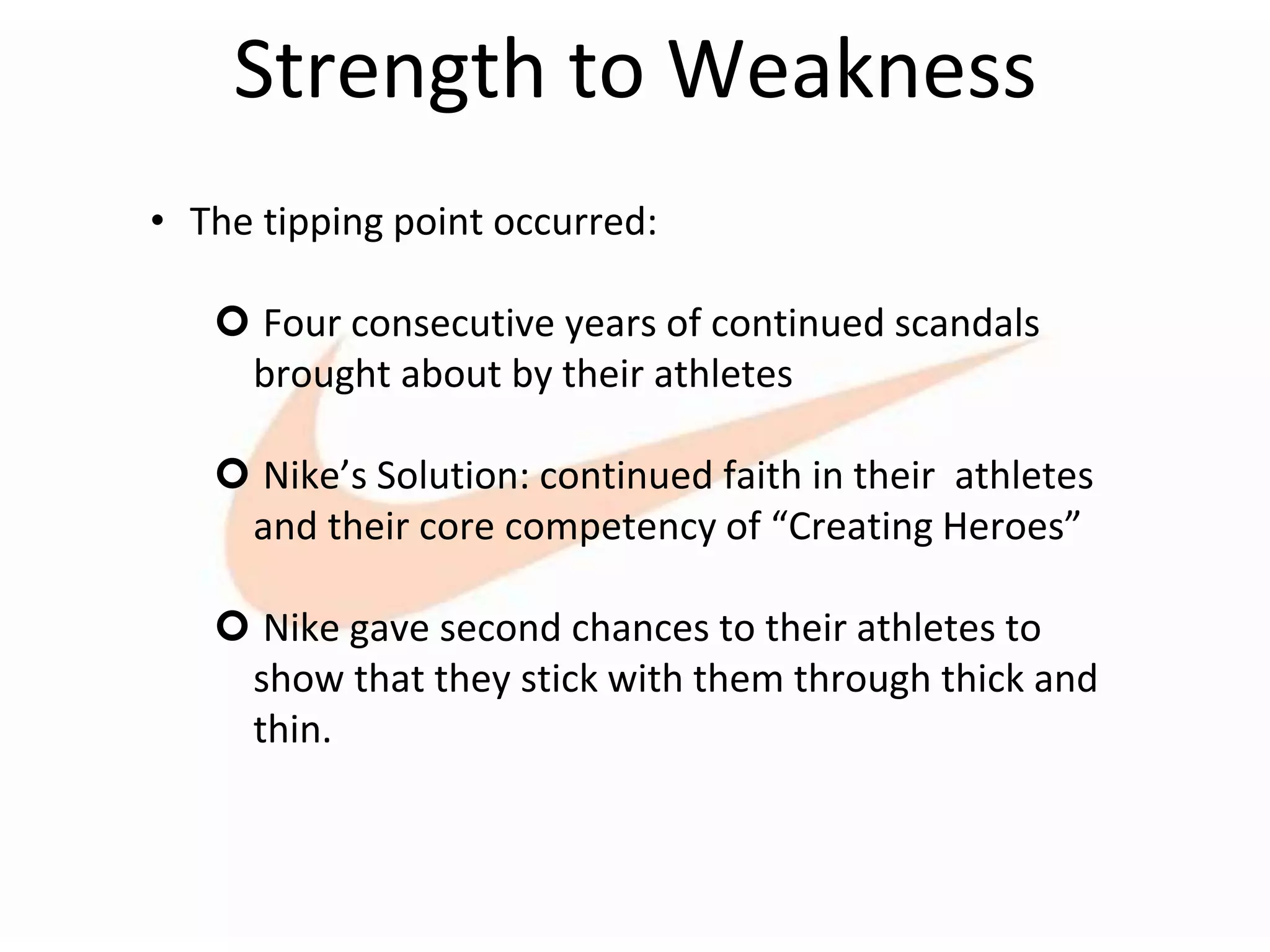 Nike's Core Competency | PPTX