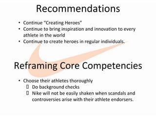Nike's Core Competency | PPTX