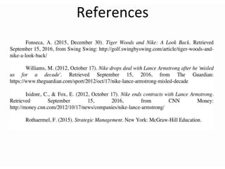 Nike's Core Competency | PPTX