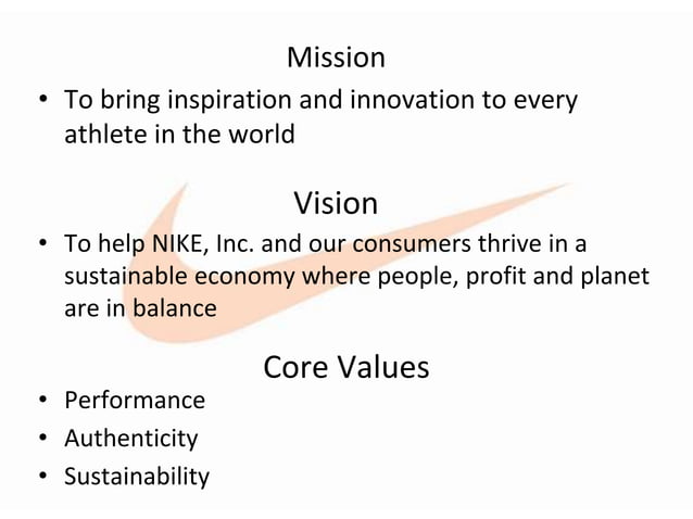 Nike's Core Competency | PPTX | Business Administration | Business