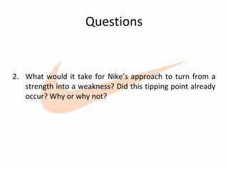 Nike's Core Competency | PPTX
