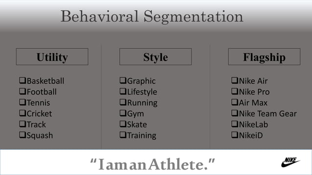 Nike segmentation | PPTX
