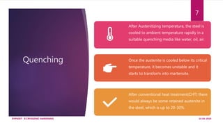 Cryogenic Hardening | PPTX