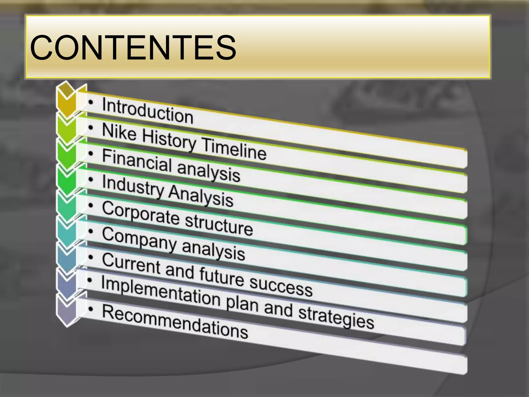 Nike financial analysis | PPTX