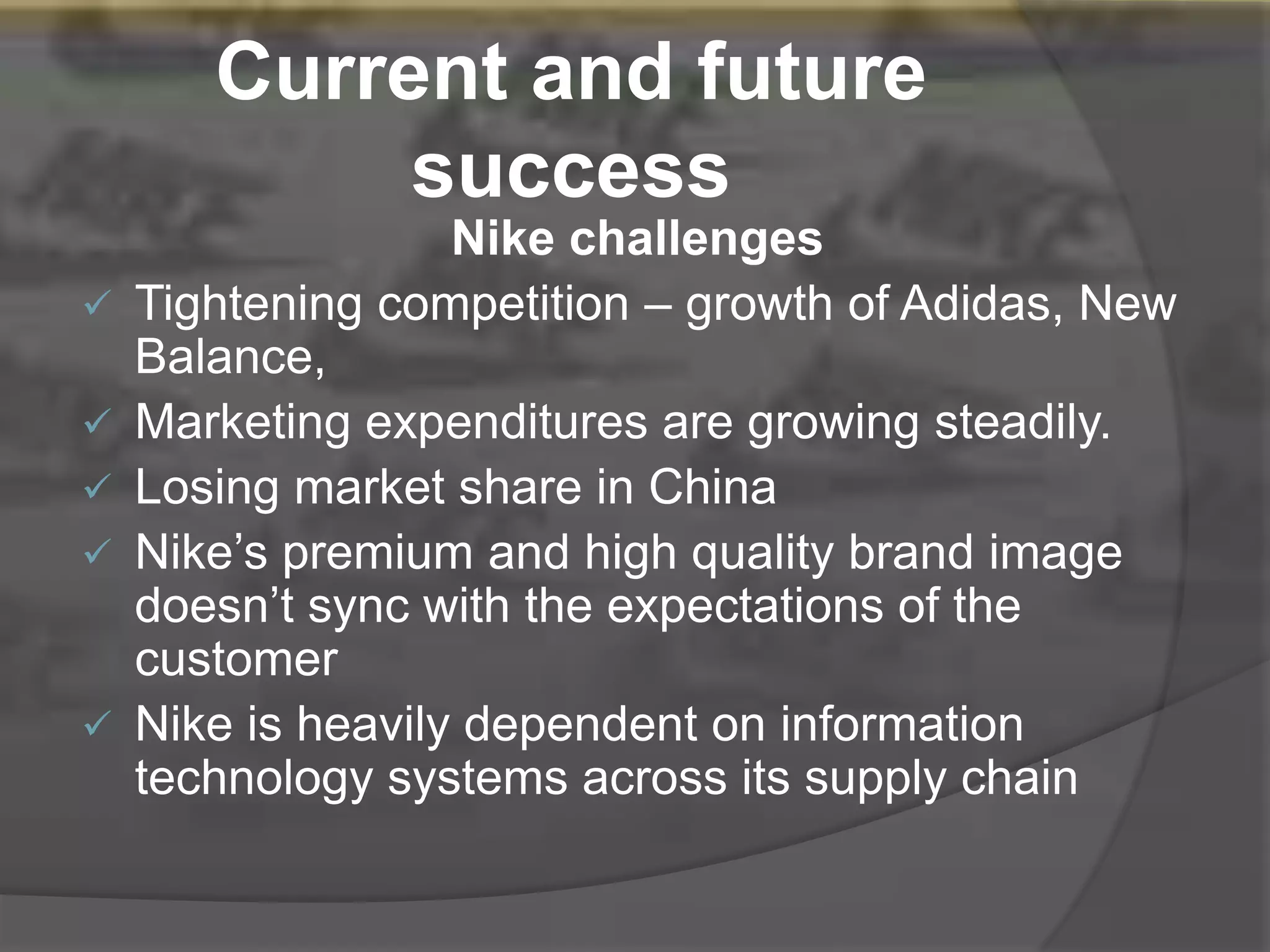 Nike financial analysis | PPTX