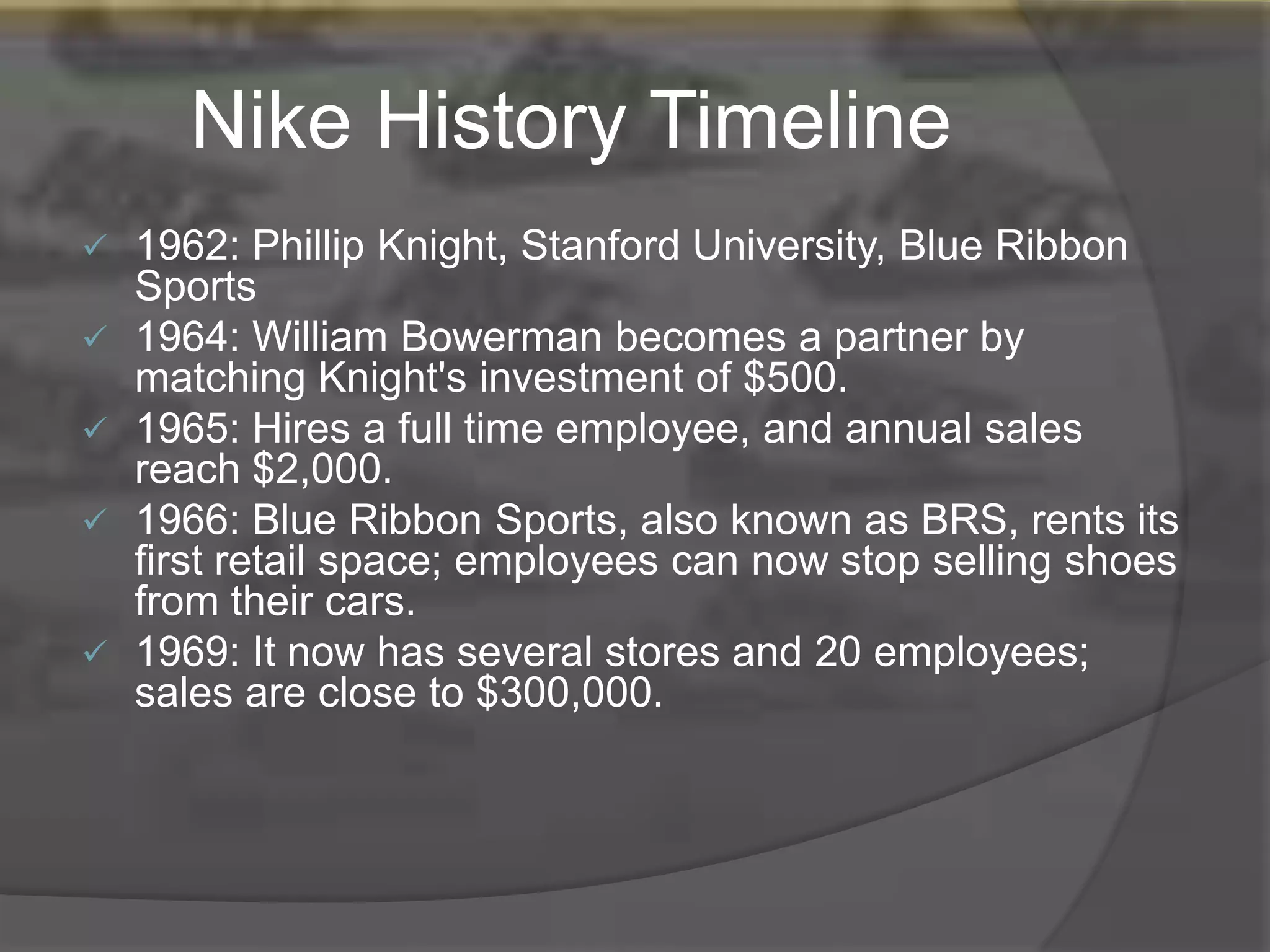 Nike financial analysis | PPTX