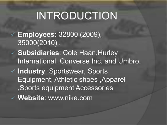 Nike financial analysis | PPTX