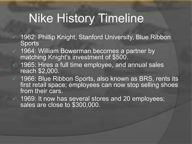Nike financial analysis | PPTX