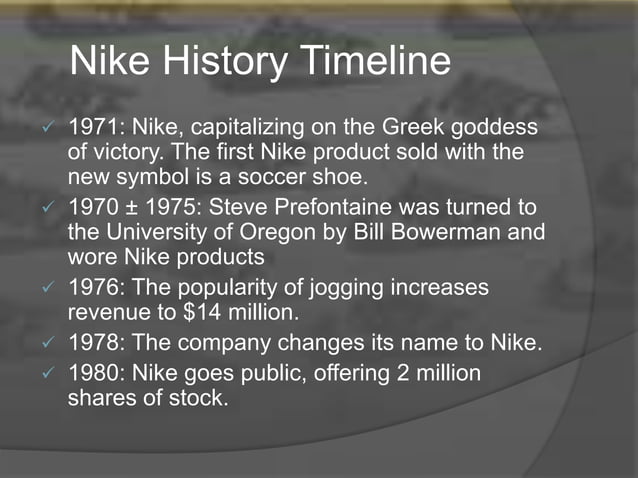 Nike financial analysis | PPTX