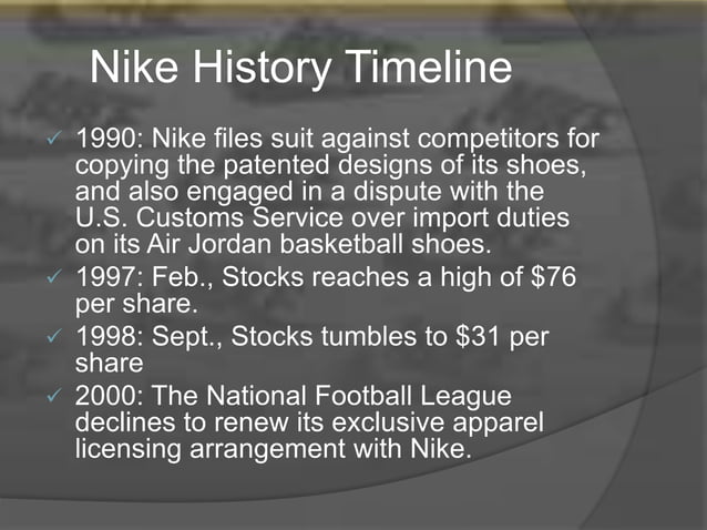 Nike financial analysis | PPTX