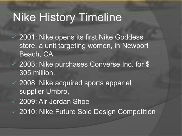Nike financial analysis | PPTX