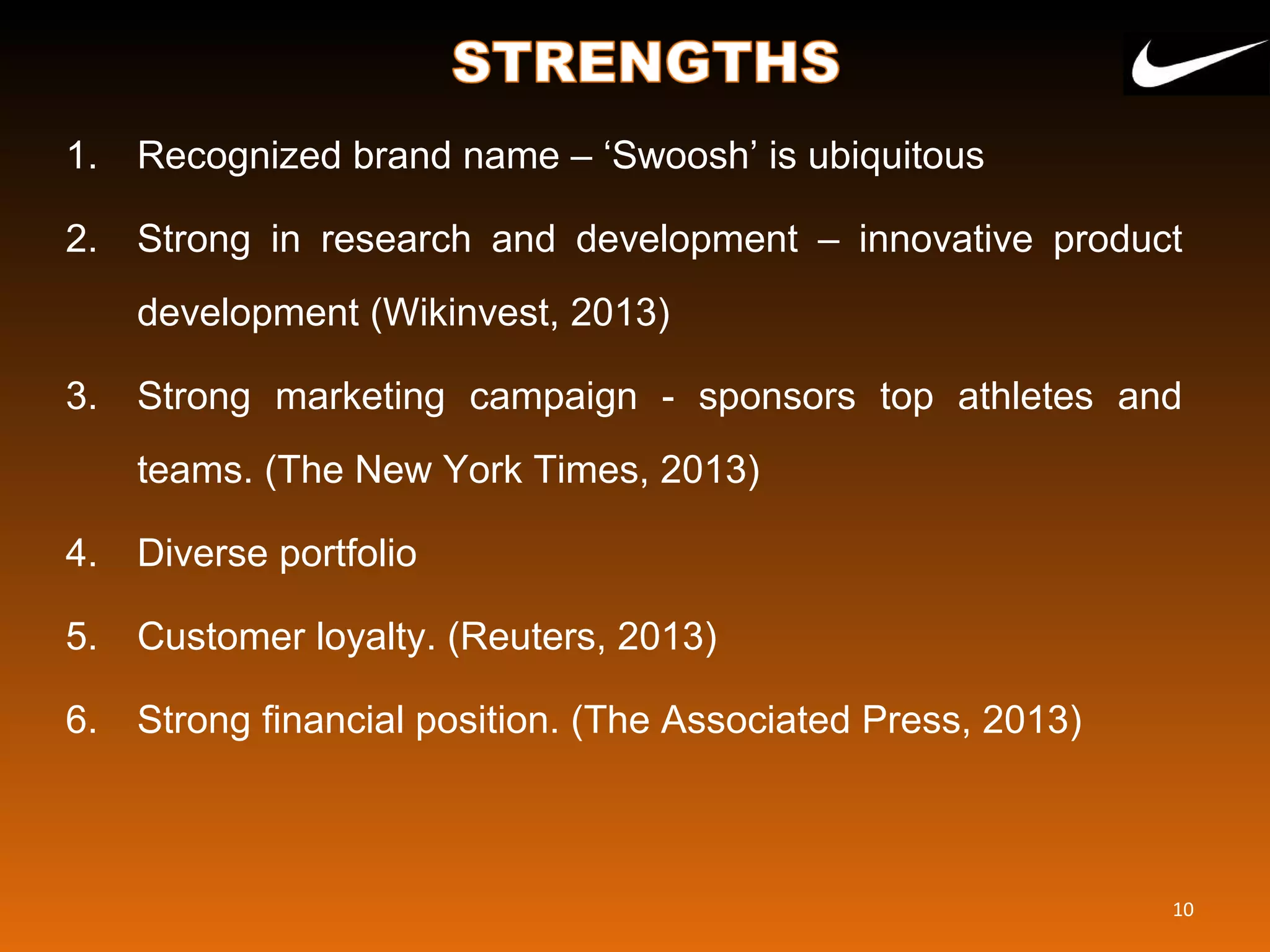Nike Strategic Management | PPT