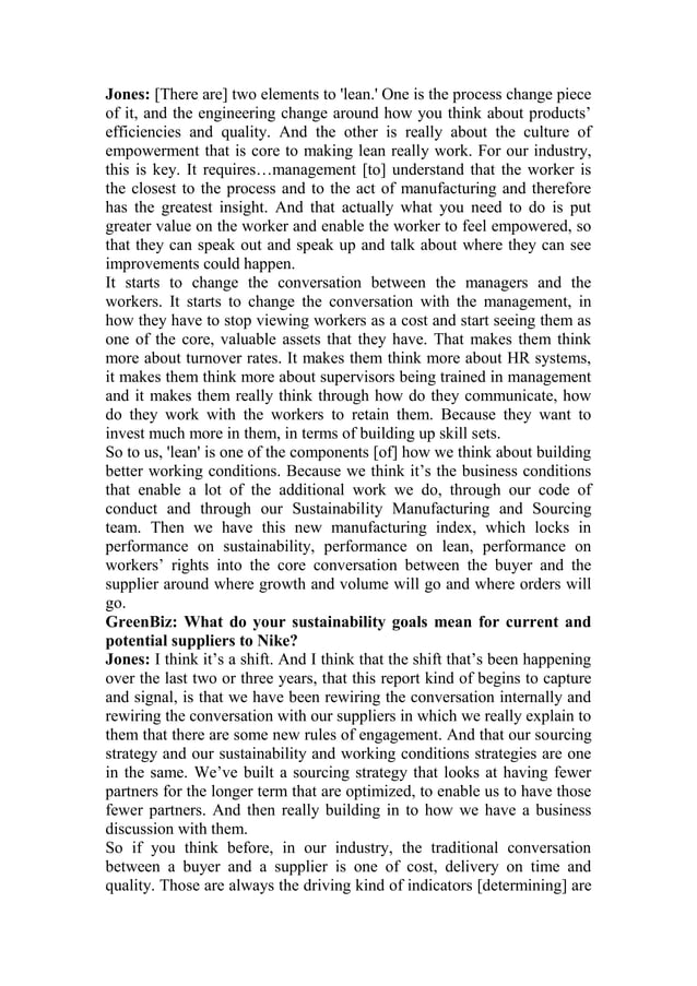 Nike supply chain | DOCX