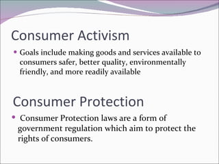 CONSUMERISM AND PRODUCT QUALITY | PPT