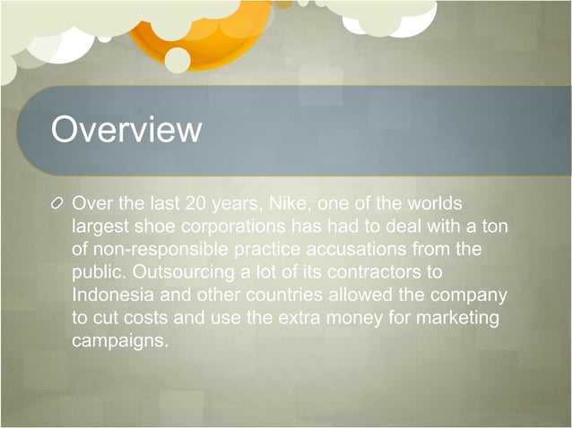Nike timeline | PPT